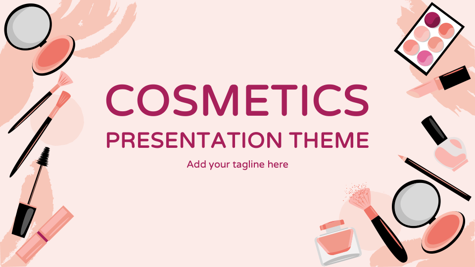 Free Cosmetics Presentation Theme for Google Slides and PowerPoint