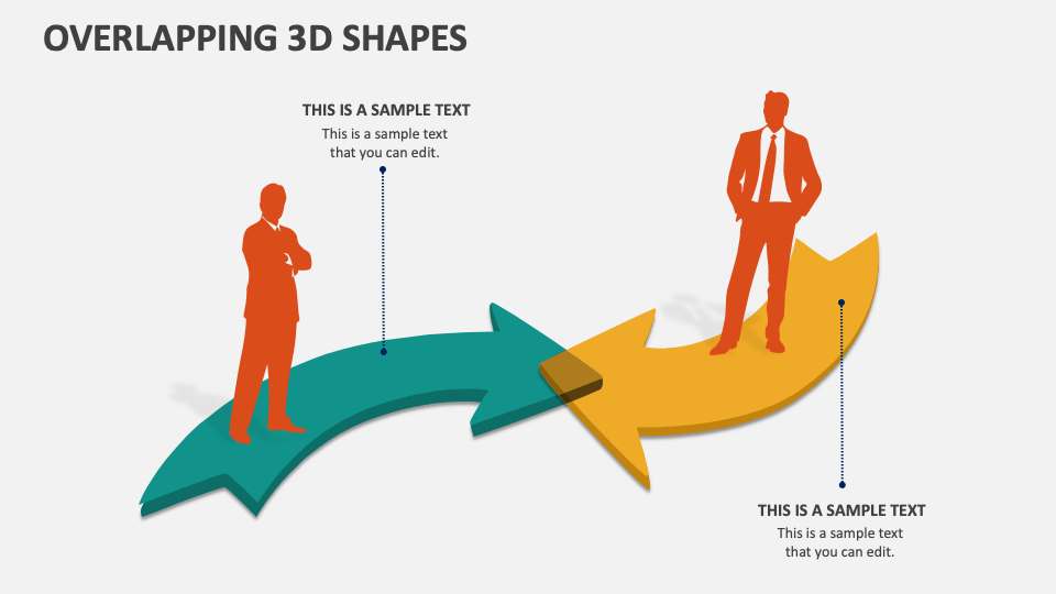 Overlapping 3D Shapes Template for PowerPoint and Google Slides - PPT Slides