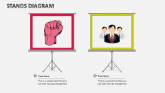 Stands Diagram Template for PowerPoint and Google Slides - PPT Slides