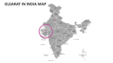 Gujarat Map for Google Slides and PowerPoint - PPT Slides
