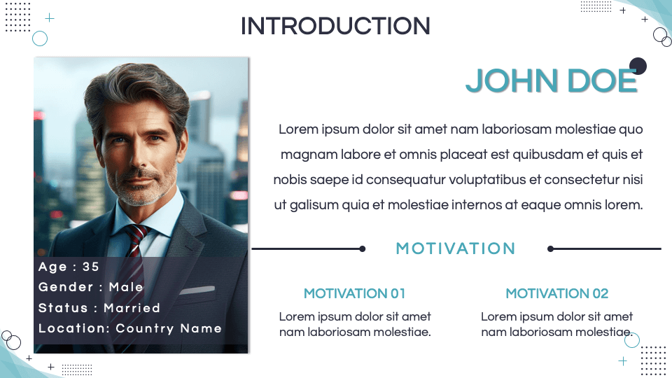 CEO Profile Template for Google Slides and PowerPoint - PPT Slides
