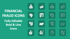 Financial Fraud Icons for Google Slides and PowerPoint