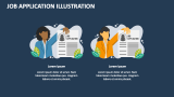 Job Application Illustration for Google Slides and PowerPoint - PPT Slides