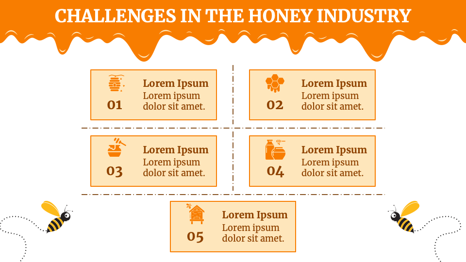 Honey Presentation Theme for PowerPoint and Google Slides - PPT Slides