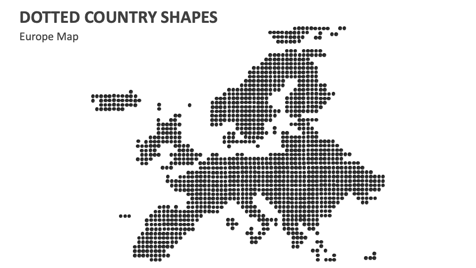 Dotted Country Shapes for Google Slides and PowerPoint - PPT Slides