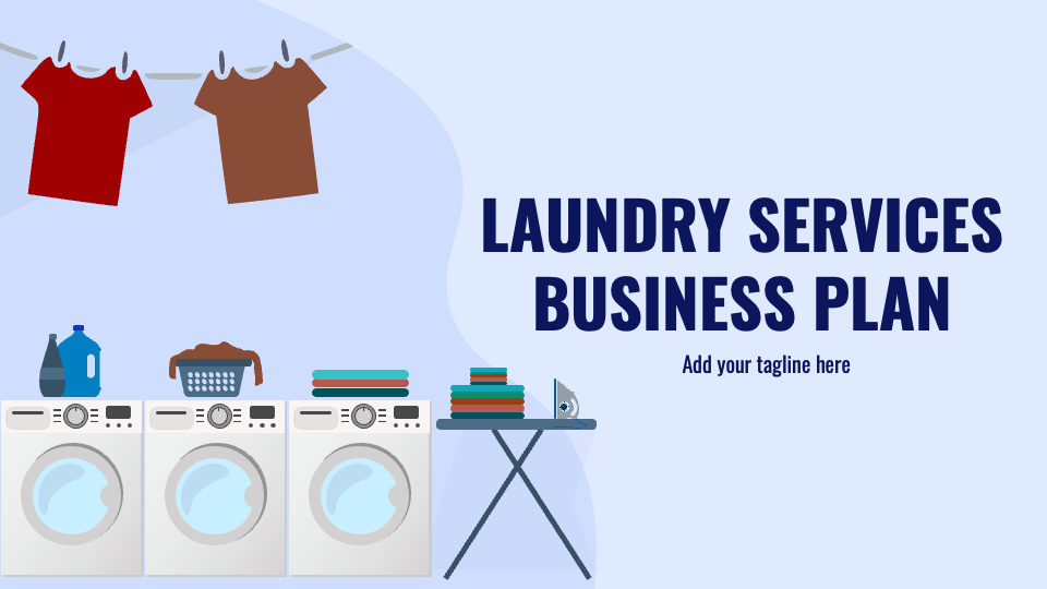 Laundry Services Business Plan PowerPoint and Google Slides Template ...