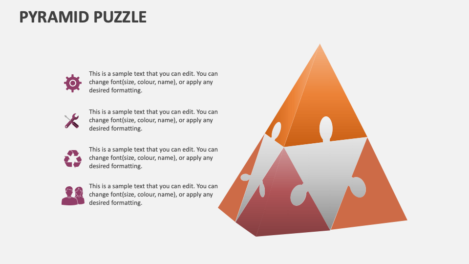 Pyramid Puzzle Template for PowerPoint and Google Slides - PPT Slides