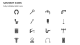 Sanitary Icons for Google Slides and PowerPoint