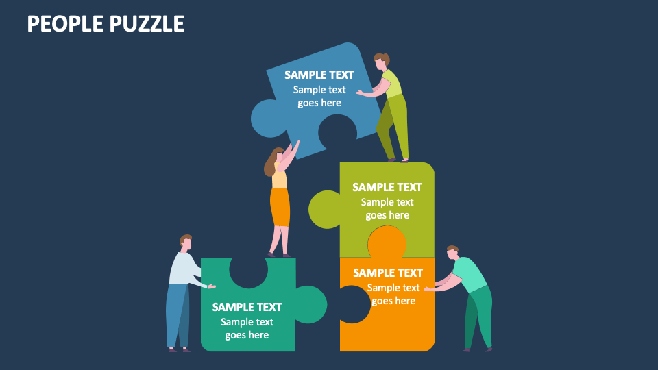 People Puzzle PowerPoint and Google Slides Template - PPT Slides