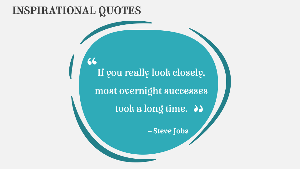 Inspirational Quotes Template for PowerPoint and Google Slides - PPT Slides