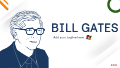 Free Bill Gates Presentation Template for Google Slides and PowerPoint ...