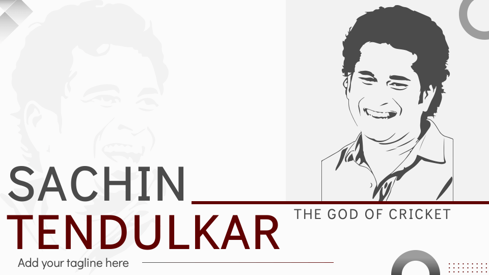 Free Sachin Tendulkar Presentation Template for Google Slides and ... Free Sachin Tendulkar Presentation Template for Google Slides and ...