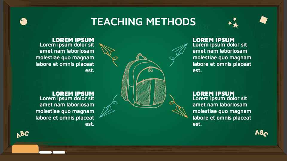 Free Creative Chalkboard Theme for Google Slides and PowerPoint