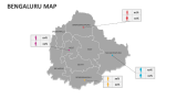 Bengaluru Map for Google Slides and PowerPoint - PPT Slides