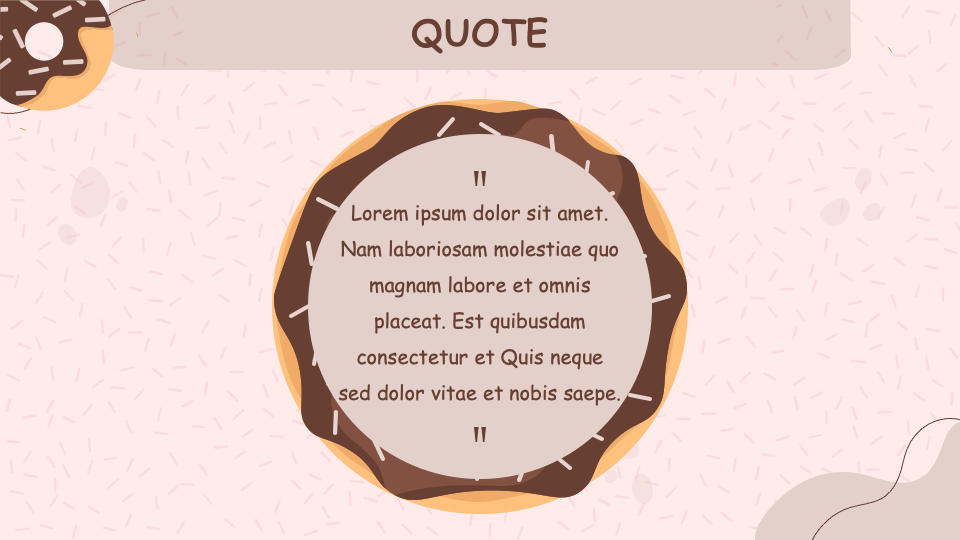 Donut Presentation Theme for PowerPoint and Google Slides - PPT Slides