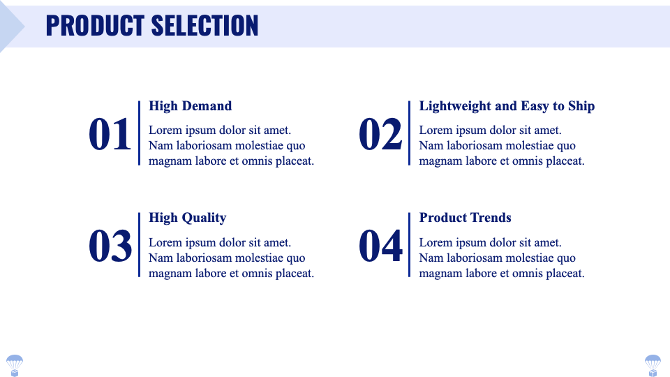 Dropshipping Business Plan PowerPoint and Google Slides Template - PPT Slides