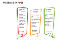 Message Shapes Template for PowerPoint and Google Slides - PPT Slides