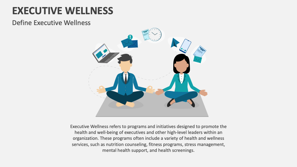 Executive Wellness PowerPoint and Google Slides Template - PPT Slides