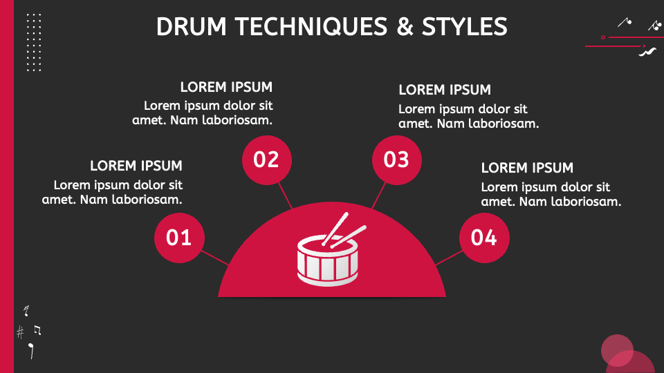Free Drum Presentation Theme for Google Slides and PowerPoint