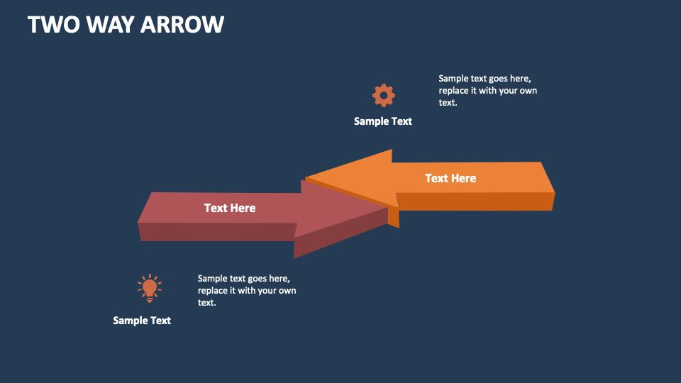 Two Way Arrow Template for PowerPoint and Google Slides - PPT Slides