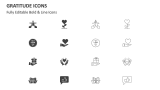Gratitude Icons for Google Slides and PowerPoint