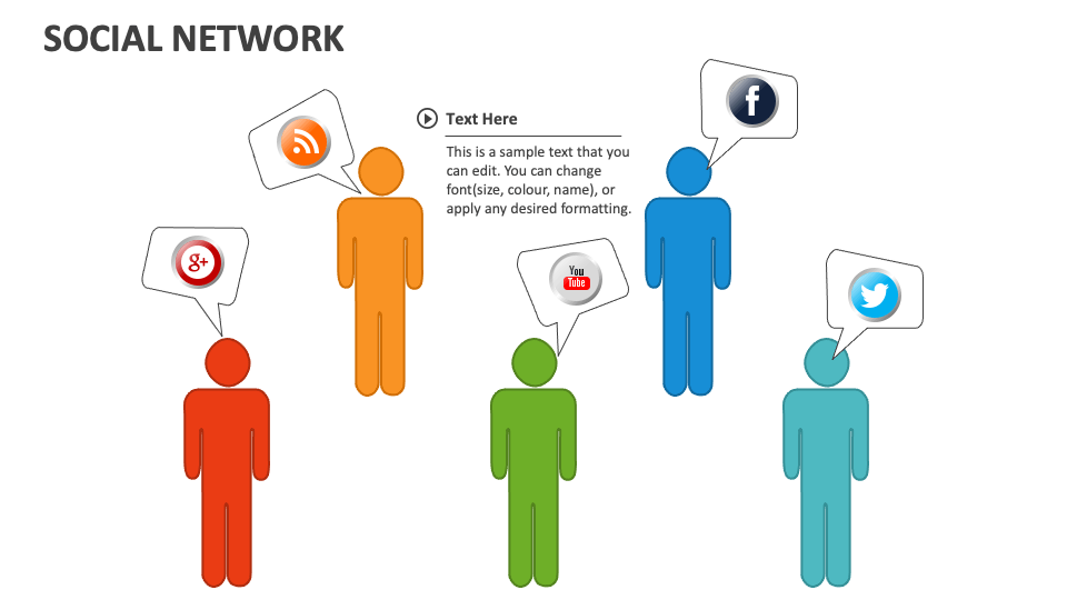 Social Network Template for PowerPoint and Google Slides - PPT Slides