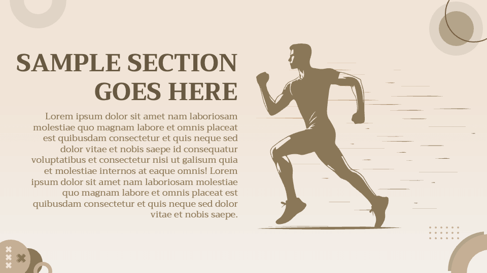 Free Marathon Presentation Theme for Google Slides and PowerPoint