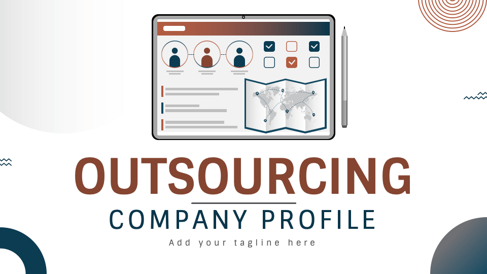 Outsourcing Company Profile Template for Google Slides and PowerPoint - PPT Slides