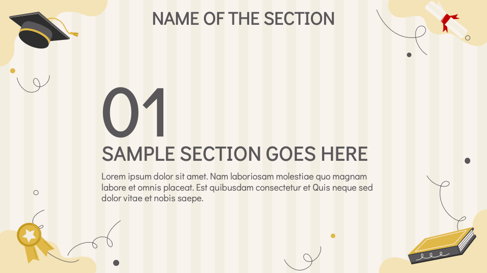 Free Graduation Presentation Theme for Google Slides and PowerPoint