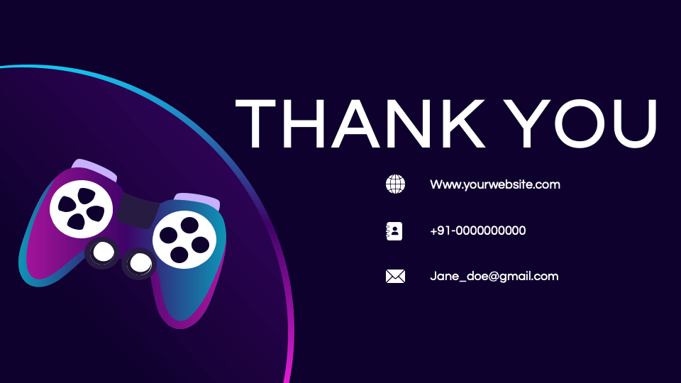 Video Game Pitch Deck for Google Slides and PowerPoint - PPT Slides