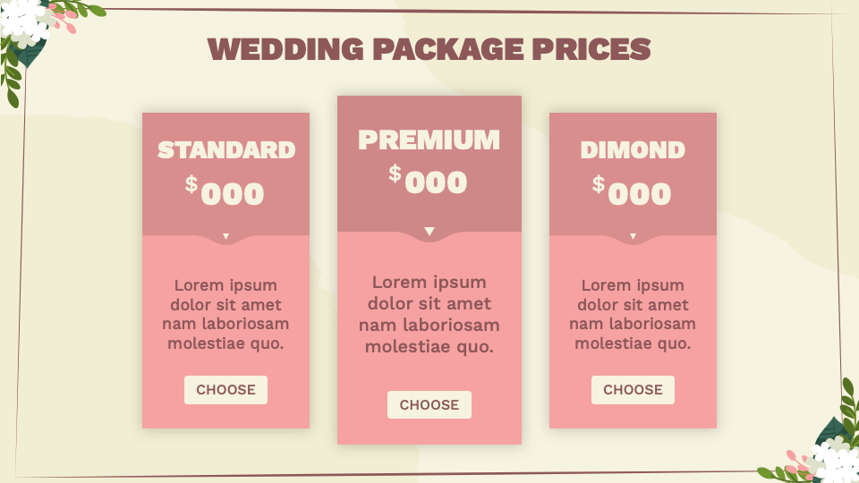 Free Wedding Planner Presentation for Google Slides and PowerPoint