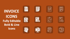 Invoice Icons for Google Slides and PowerPoint