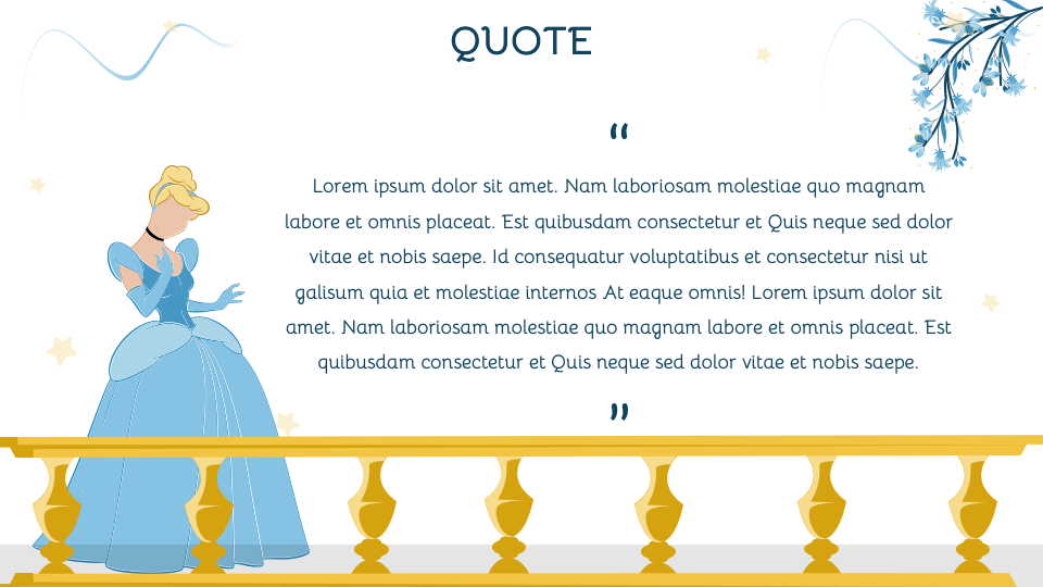 Free Cinderella Presentation Theme for Google Slides and PowerPoint