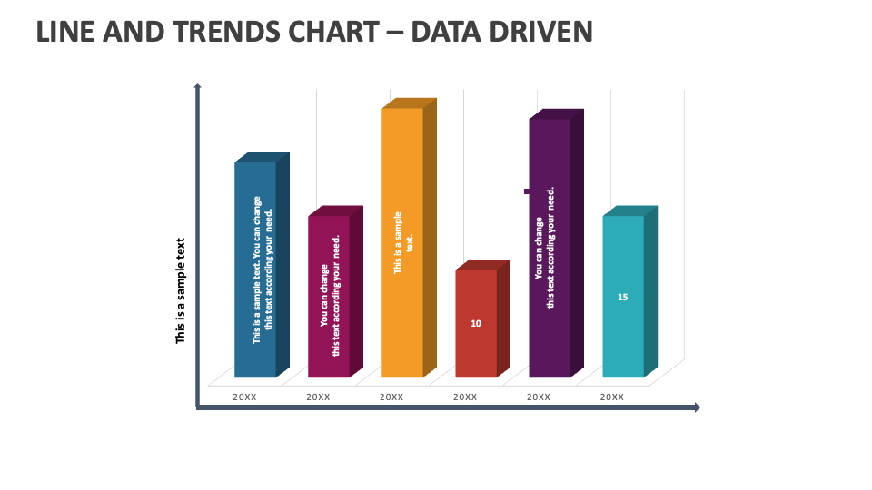 Line & Trends Chart (Data Driven) Template for PowerPoint and Google Slides