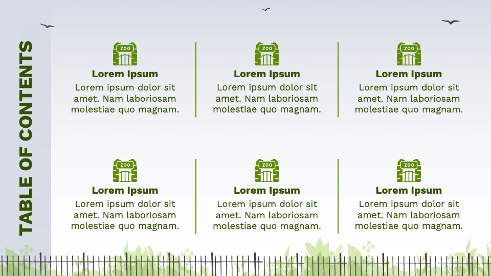 Free Zoo Presentation Theme for Google Slides and PowerPoint