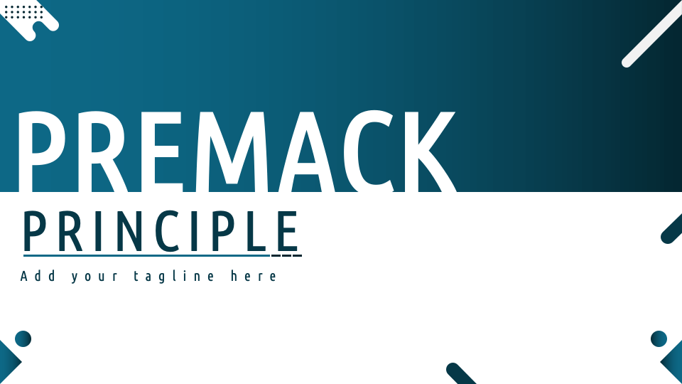 Premack Principle Template for Google Slides and PowerPoint - PPT Slides