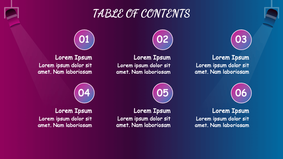 Night Club Presentation Theme for PowerPoint and Google Slides - PPT Slides