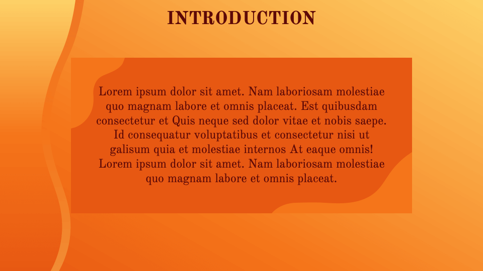 Orange Presentation Theme for PowerPoint and Google Slides - PPT Slides