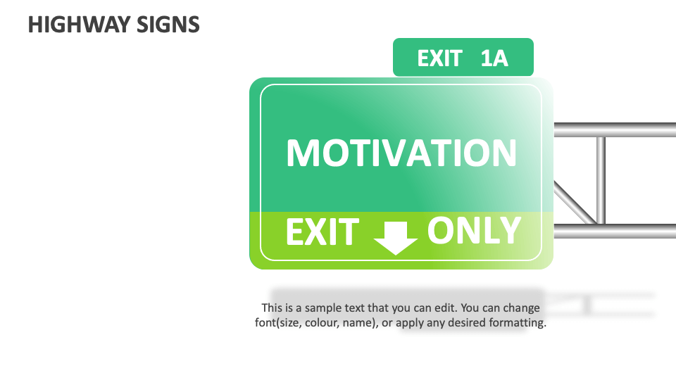 Highway Signs Template for PowerPoint and Google Slides - PPT Slides