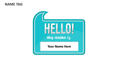 Name Tag for Google Slides and PowerPoint