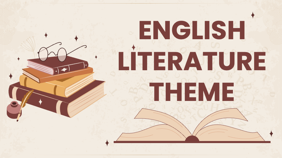 Free English Literature Presentation Theme for Google Slides and PowerPoint