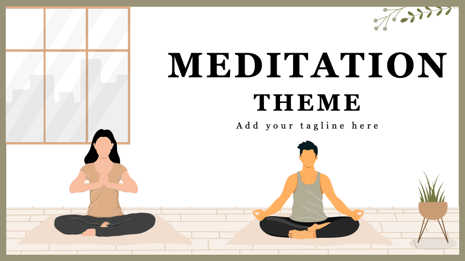 Free Meditation Theme for Google Slides and PowerPoint
