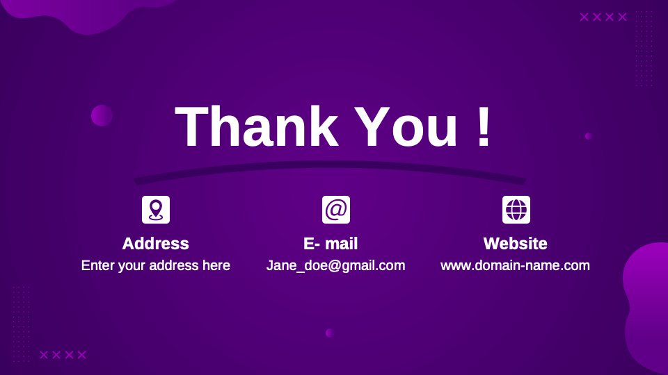Purple Background Presentation Theme for PowerPoint and Google Slides ...