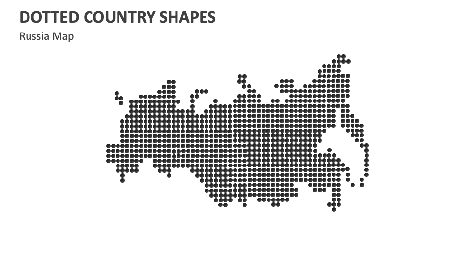 Dotted Country Shapes for Google Slides and PowerPoint - PPT Slides
