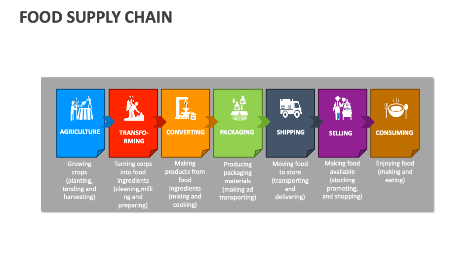 Food Supply Chain Template for PowerPoint and Google Slides - PPT Slides