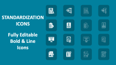 Standardization Icons for Google Slides and PowerPoint