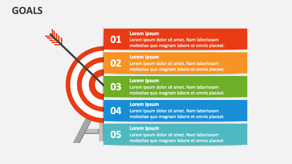 Goals Template for PowerPoint and Google Slides - PPT Slides