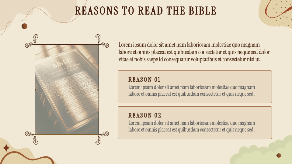 Free Bible Presentation Theme for Google Slides and PowerPoint