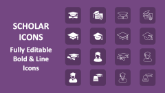 Scholar Icons for Google Slides and PowerPoint