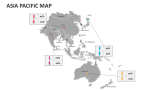 Asia Pacific map for Google Slides and PowerPoint - PPT Slides